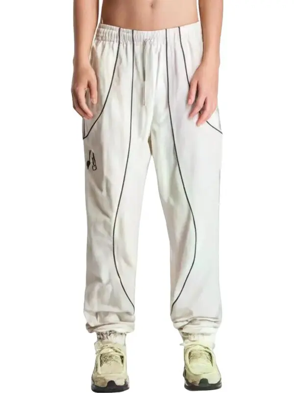 New Era New York Yankees Contrast-piping Track Pants - Neutrals