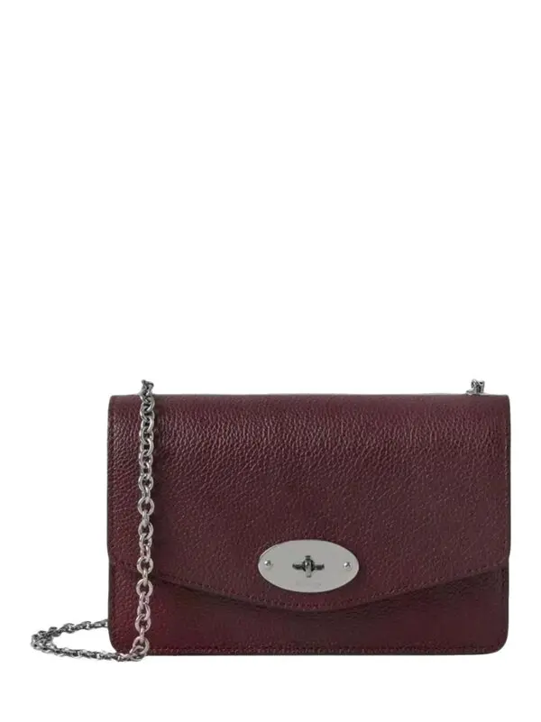 Mulberry Small Darley Leather Shoulder Bag - Red
