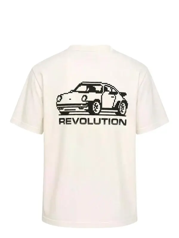 REVOLUTION Graphic-print T-shirt - White