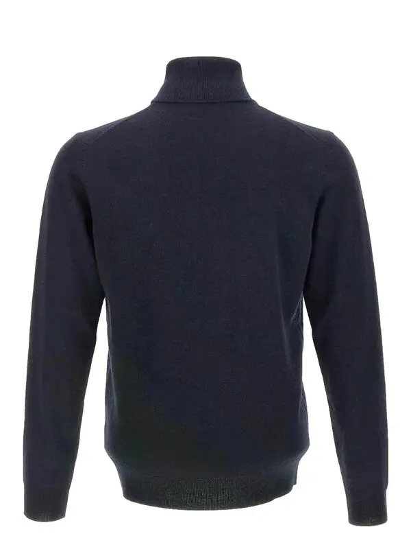 KANGRA Roll Neck Sweater - Blue