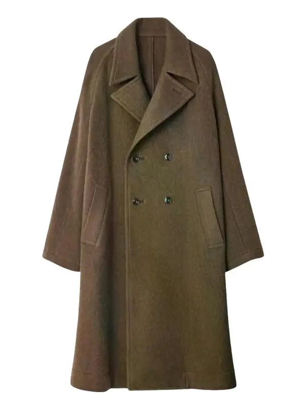 LEMAIRE Lemiare Double-breasted Oversized Coat - Brown