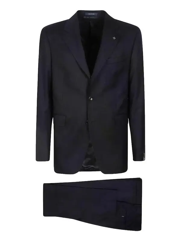 Tagliatore Wool Single-breasted Suit - Blue