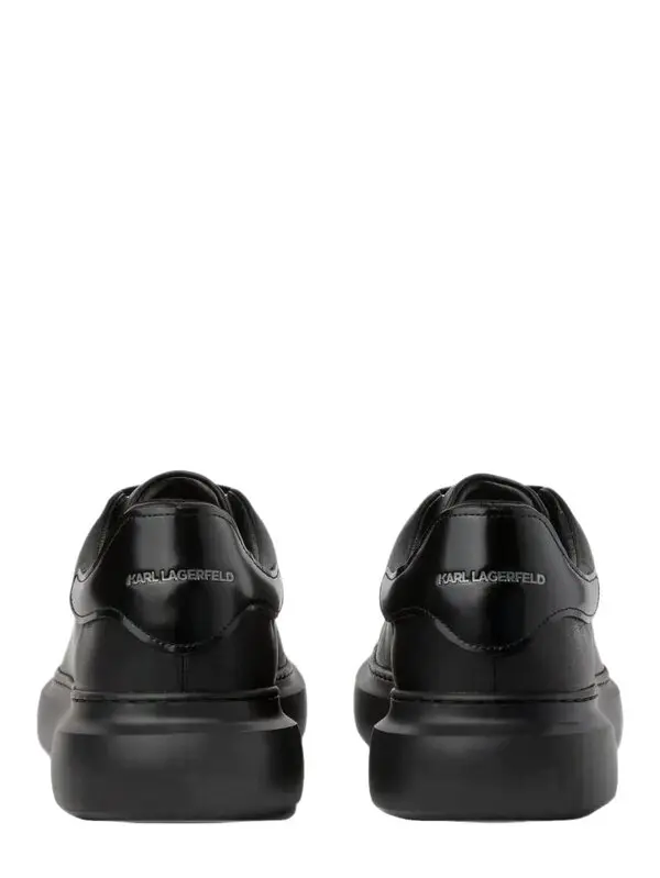 Karl Lagerfeld Kore Leather Sneakers - Black