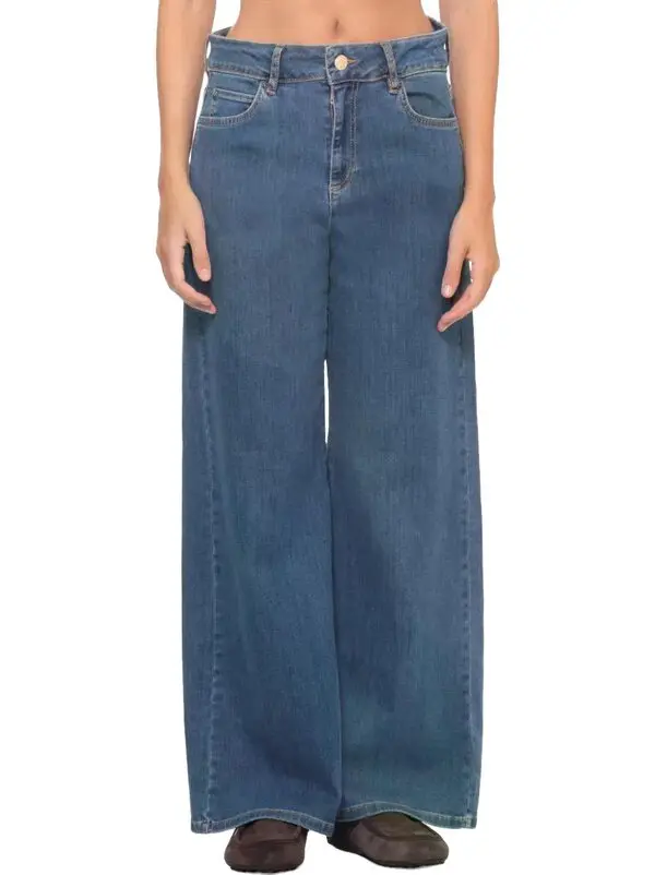 EMME Wide-leg Jeans - Blue