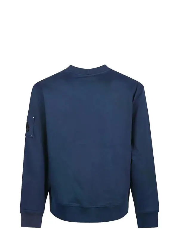 Moose Knuckles Logo-patch Sweatshirt - Blue