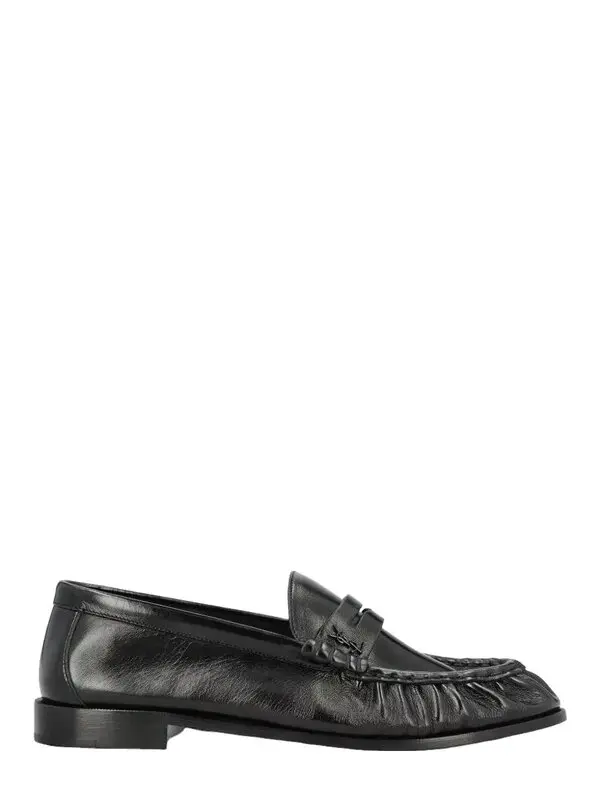 Saint Laurent Le Loafer Supple Loafers - Black