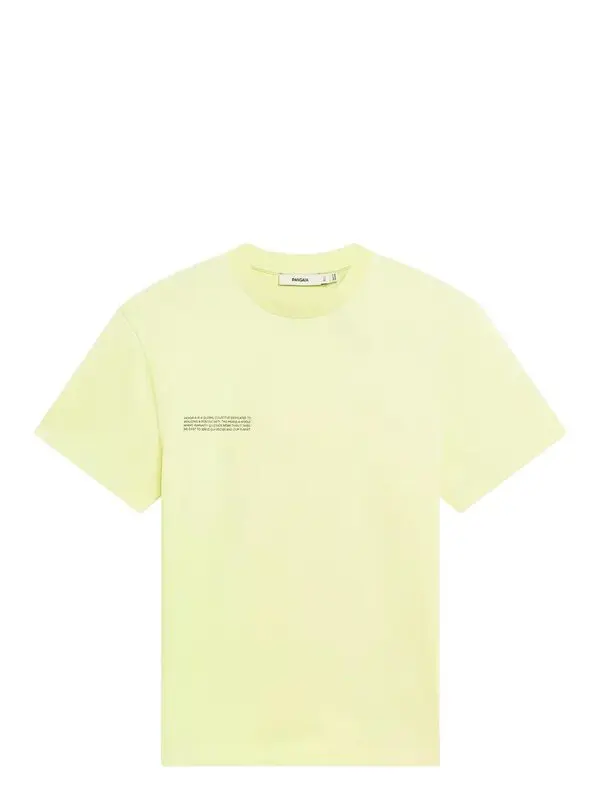 PANGAIA 365 Midweight T-shirt - Yellow