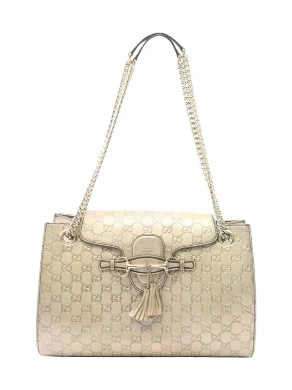 Gucci 2000s Emily Sima Shoulder Bag - Gold