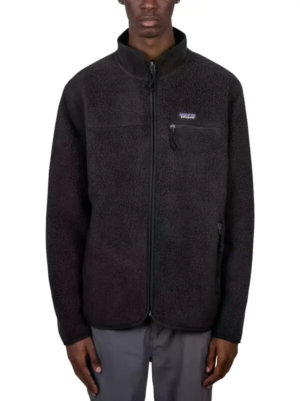 Patagonia Retro Pile Zip-up Jacket - Black