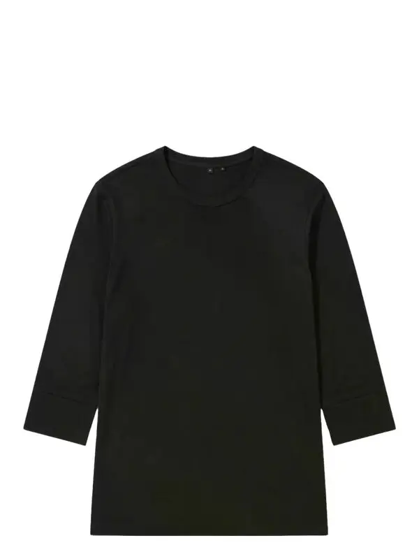 THOM KROM Seam-detail Crew-neck T-shirt - Black