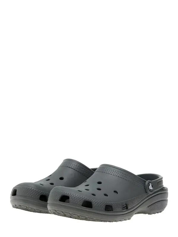 CROCS Classic Clogs With Perforated Detailing - Grey