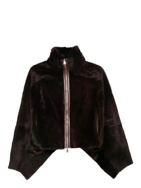 UTZON High-neck Reversible Jacket - Brown