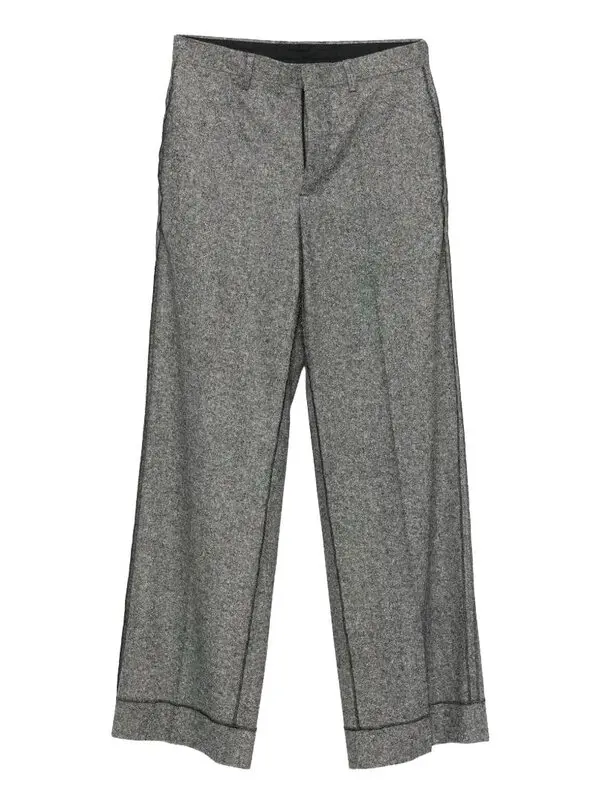 MAISON MARGIELA Belt-loop Wide-leg Trousers - Grey