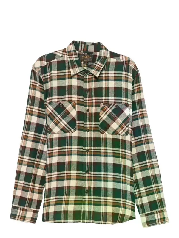 Filson Check-pattern Button-down Shirt - Green