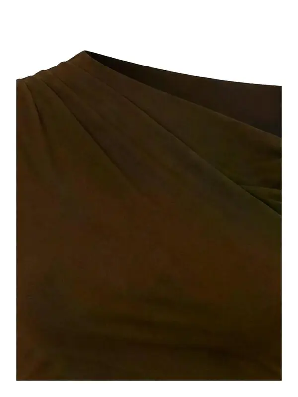 KAOS One-shoulder Ring-detail Top - Brown