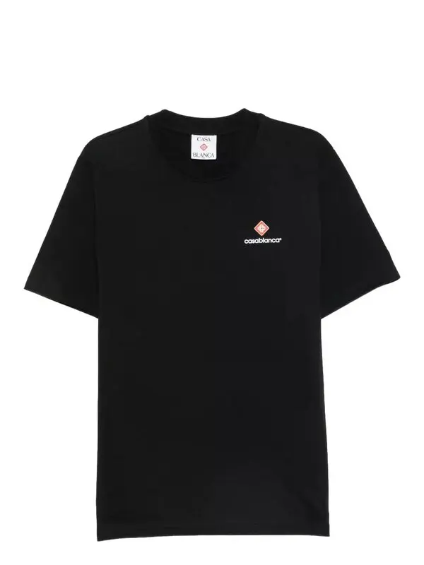 Casablanca Logo-print T-shirt - Black