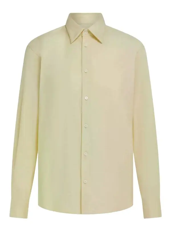FERRAGAMO Shirt With Micro Print - Neutrals