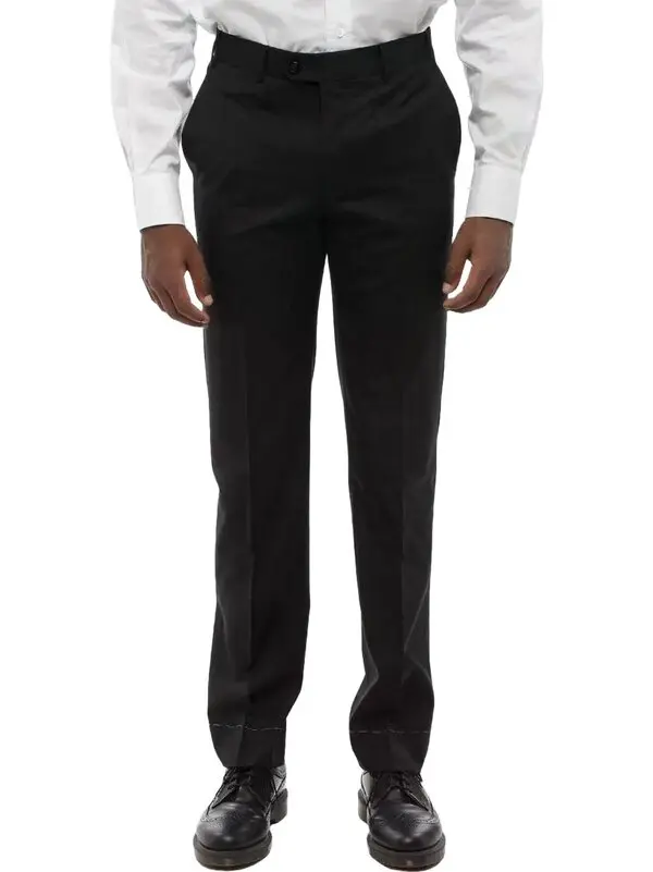 Corneliani Mantua Wool Trousers - Black