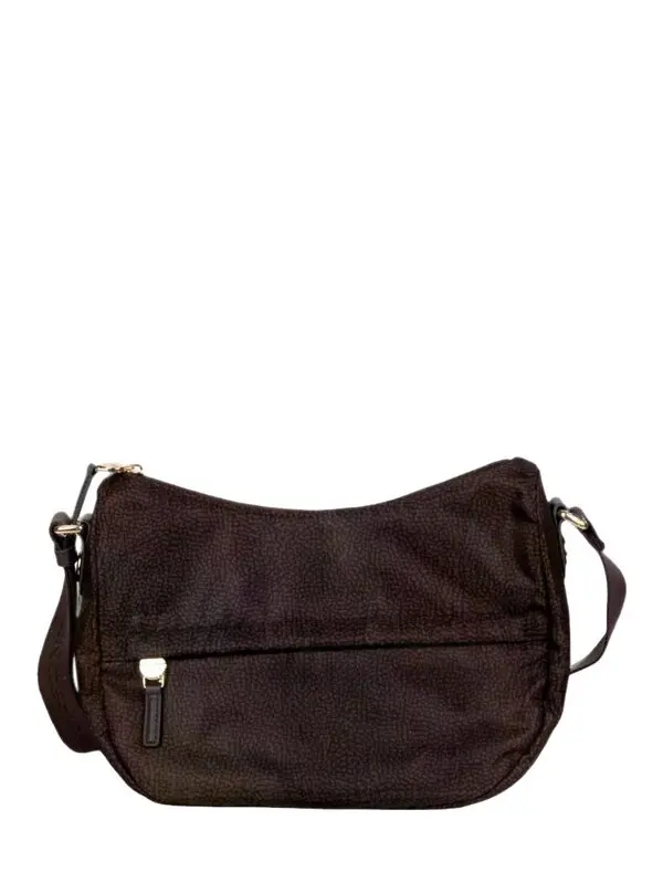 Borbonese Op-print Zip-pocket Crossbody Bag - Brown