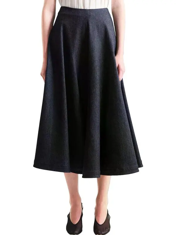Altuzarra Varda Flared Midi Skirt - Blue