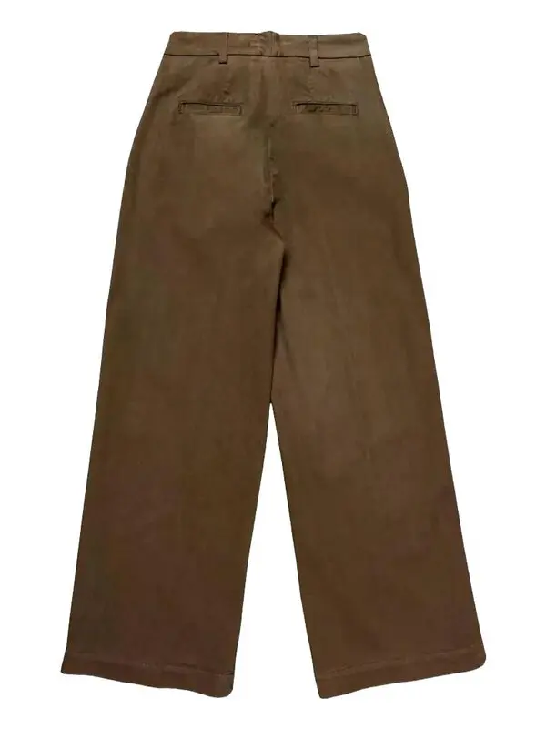 Eleventy Wide-leg Tailored Trousers - Brown