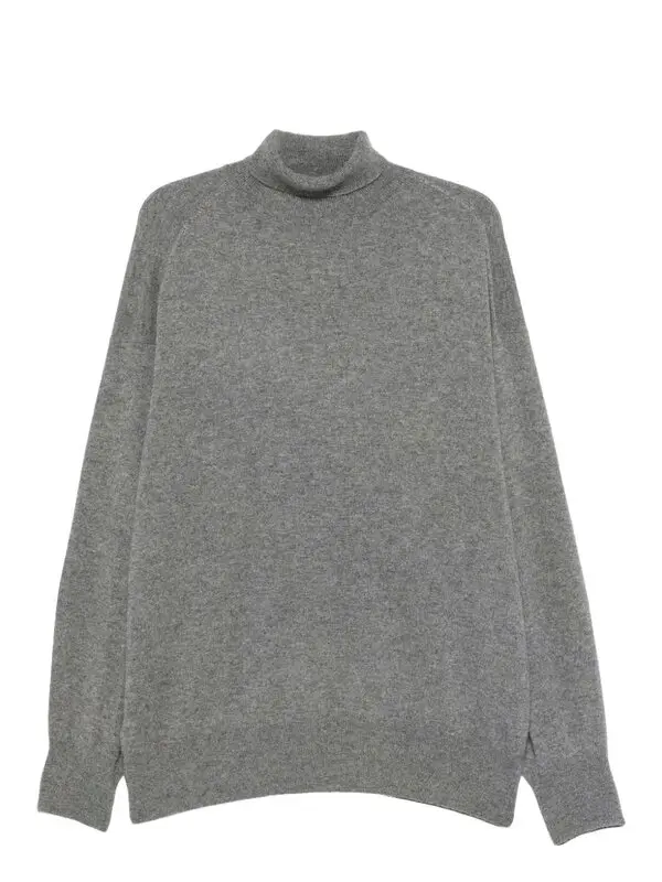 Sofie D'hoore Roll Neck Balloon Sleeve Knit - Grey