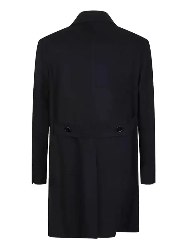 Tagliatore Wool Double-breasted Coat - Blue
