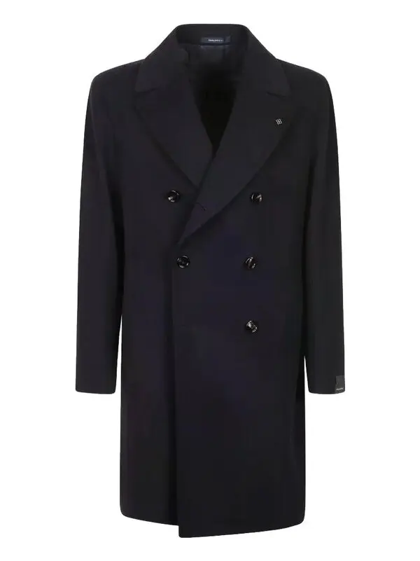 Tagliatore Wool Double-breasted Coat - Blue