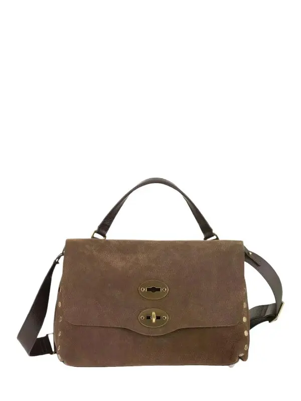 ZANELLATO Postina Jones S Grained Leather Tote Bag - Brown