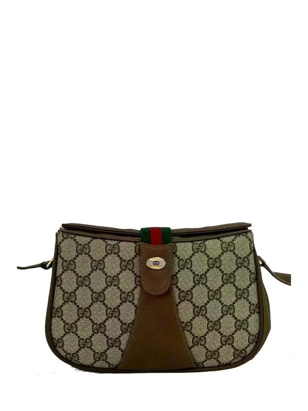 Gucci 20th Century Gg Supreme Web Crossbody Bag - Neutrals