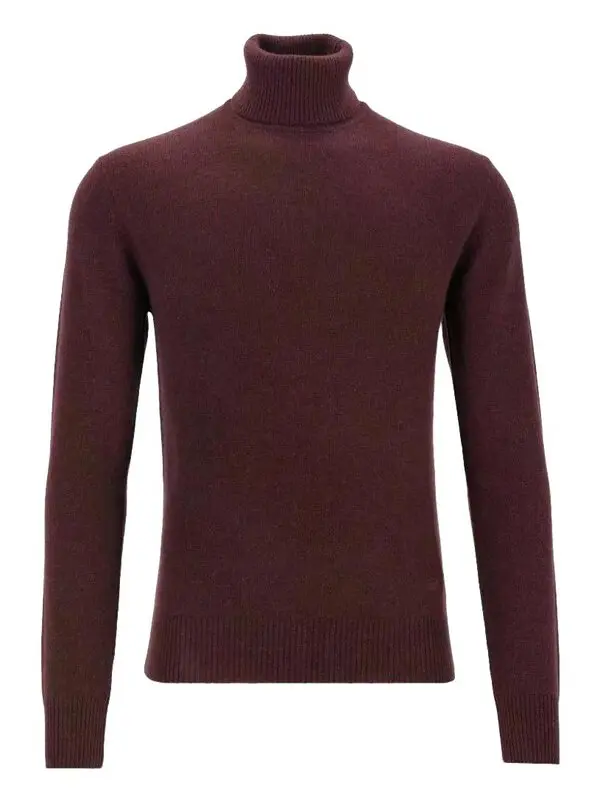 Emporio Armani Pure Cashmere Rollneck Jumper - Brown