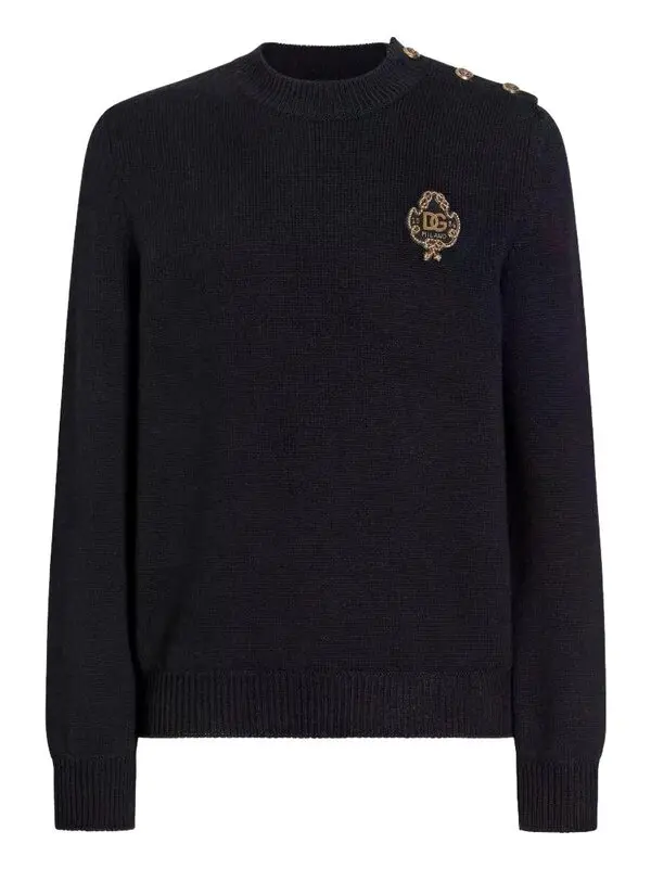 Dolce & Gabbana Virgin Wool Pullover - Blue