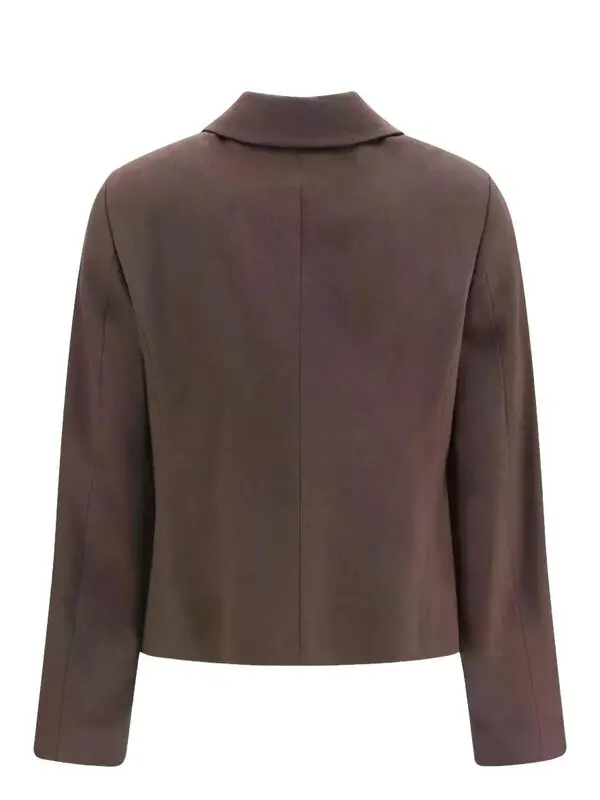 LARDINI Button-fastening Collared Jacket - Brown