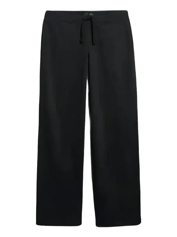 Superdry Studios Embroidered Wide Leg Track Pants - Black