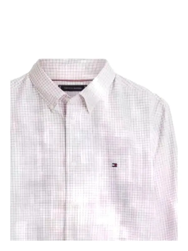 Tommy Hilfiger Tattersall Check-pattern Shirt - White