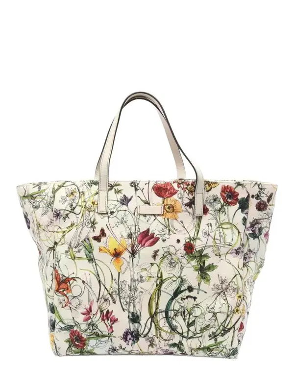 Gucci Flora Infinity Canvas Tote Bag - Neutrals