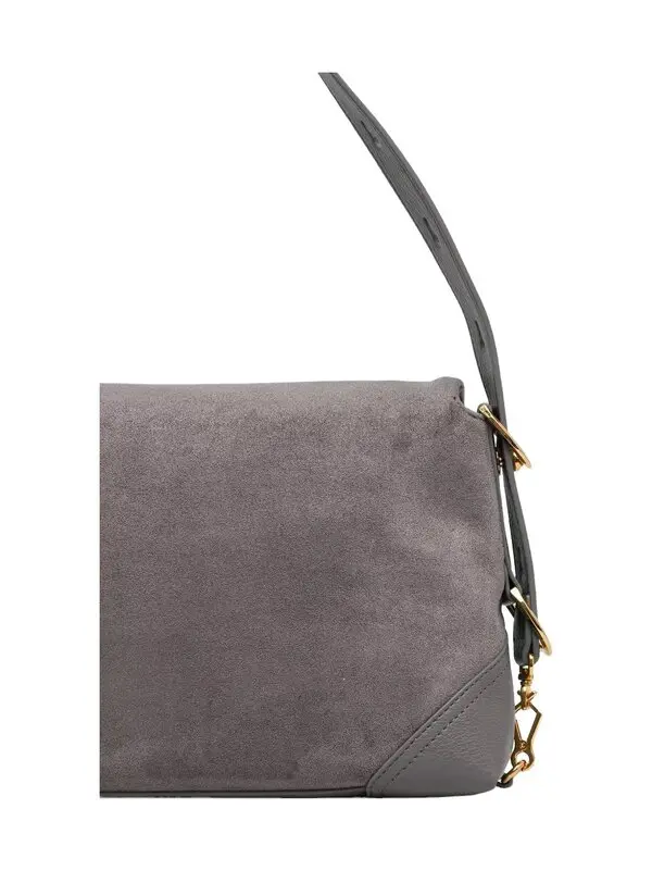 Moschino Logo-plaque Foldover Tote Bag - Grey