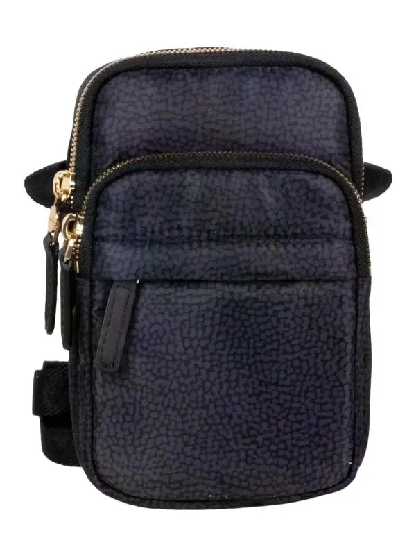 Borbonese Opeth-print Zip-around Belt Bag - Blue