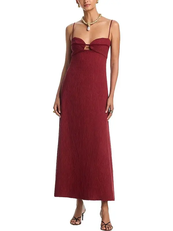 Johanna Ortiz Dream Spinner Ankle Dress - Wine