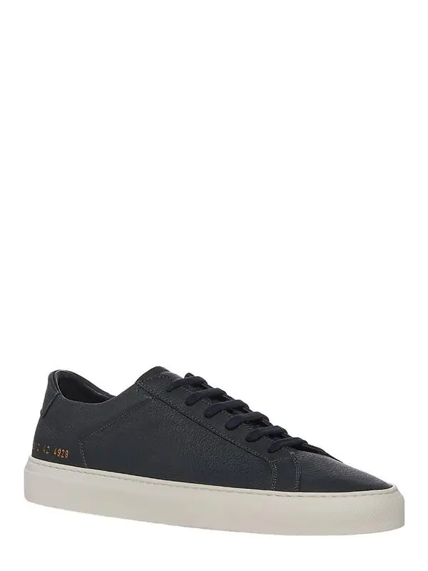 COMMON PROJECTS Achilles Leather Sneakers - Navy