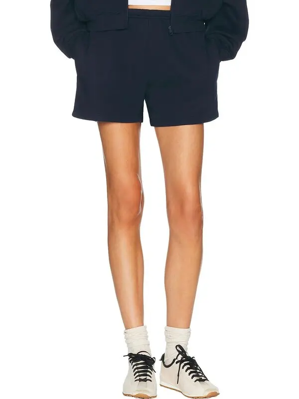 SKIMS Cotton Fleece Classic Short - Navy
