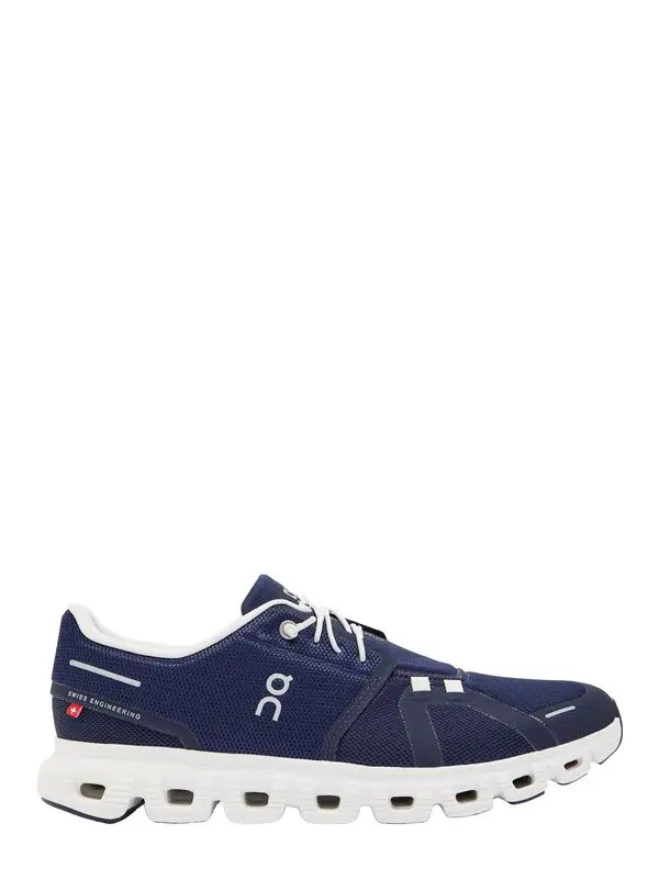 On 6 Panelled Mesh Sneakers - Navy