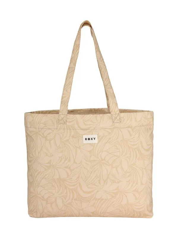 Roxy Sweeter Than Honey Printed Tote Bag - Surfside Pebble