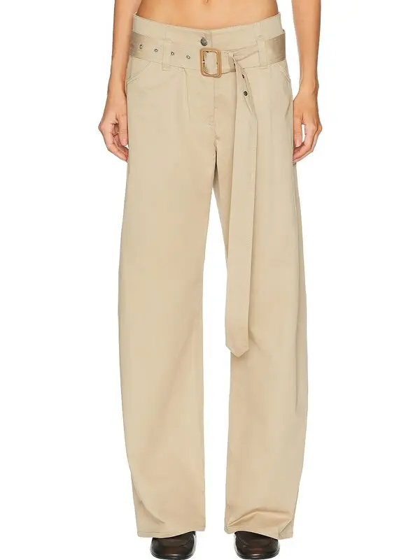 Acne Studios Page Tailored Twill Trouser - Pale Beige