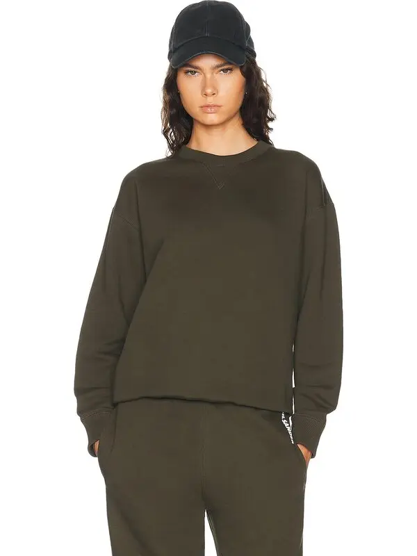 JIL SANDER Crewneck Sweatshirt - Thyme Green