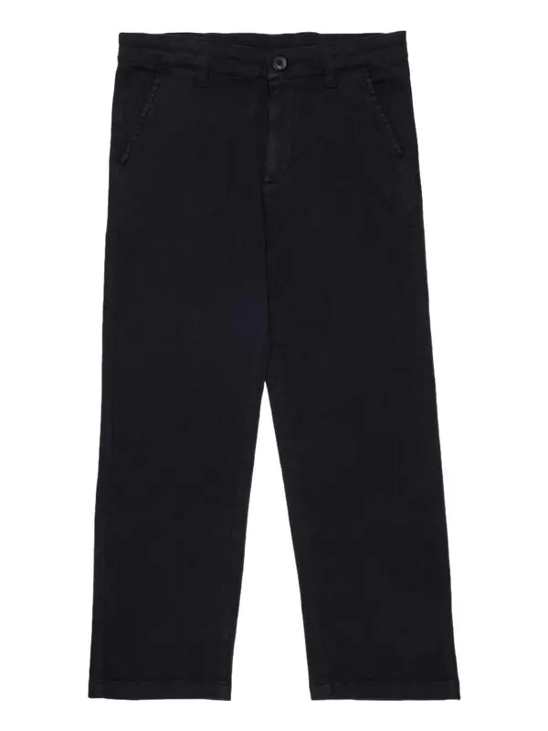 DIESEL® Embroidered-logo Trousers - Black