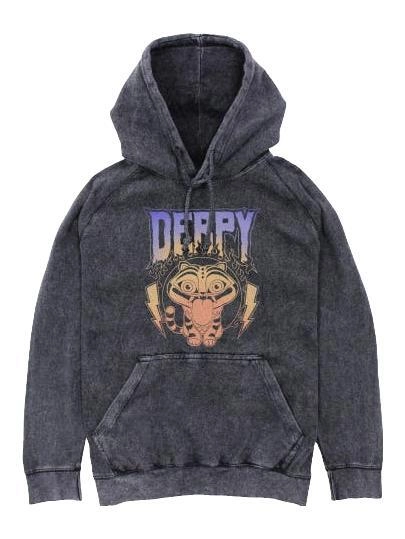 KPOP DEMON HUNTERS Mythic Lightning Derpy Hoodie - Black
