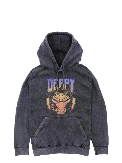 KPOP DEMON HUNTERS Mythic Lightning Hoodie - Black