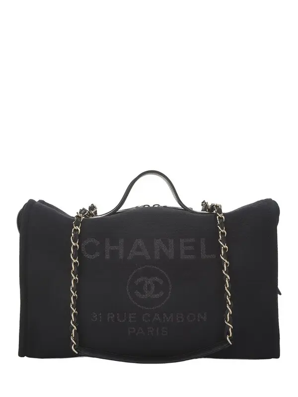 Chanel Deauville Pet Carrier - Black