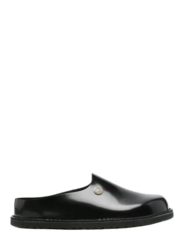 BIRKENSTOCK Amsterdam Leather Mules - Black